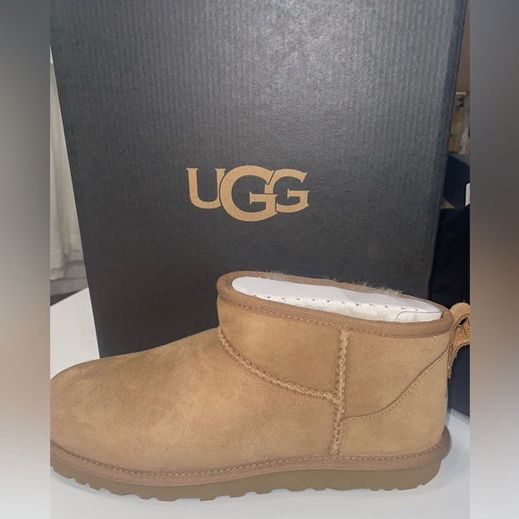UGG | Shoes | New In Box Ugg Mens Classic Ultra Mini Boots Chestnut ...